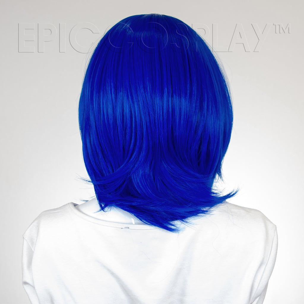 Helen (Lacefront) - Dark Blue Bangless Wig