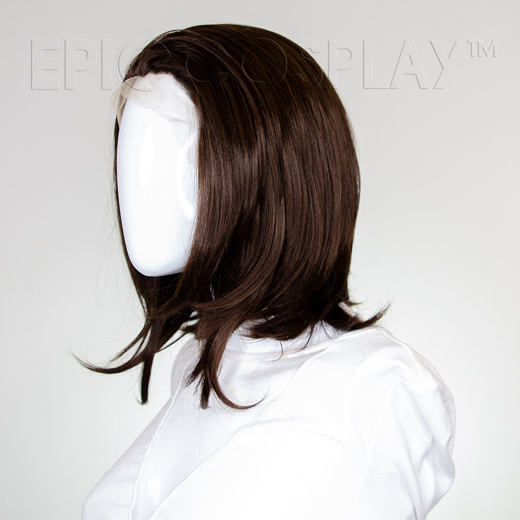 Helen (Lacefront) - Dark Brown Bangless Wig