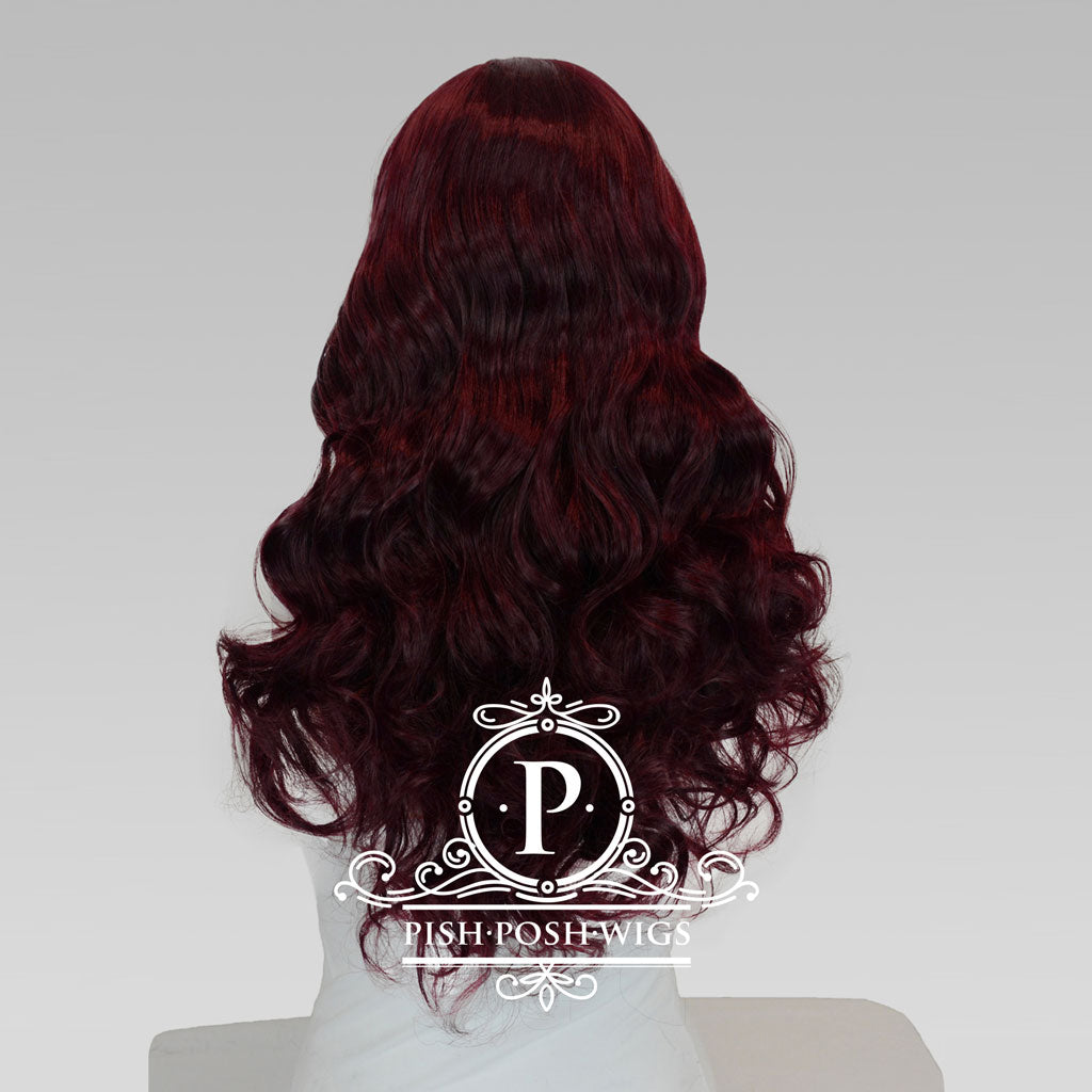 Stevie - Chocolate Cherry Ombre Lace Front Wig