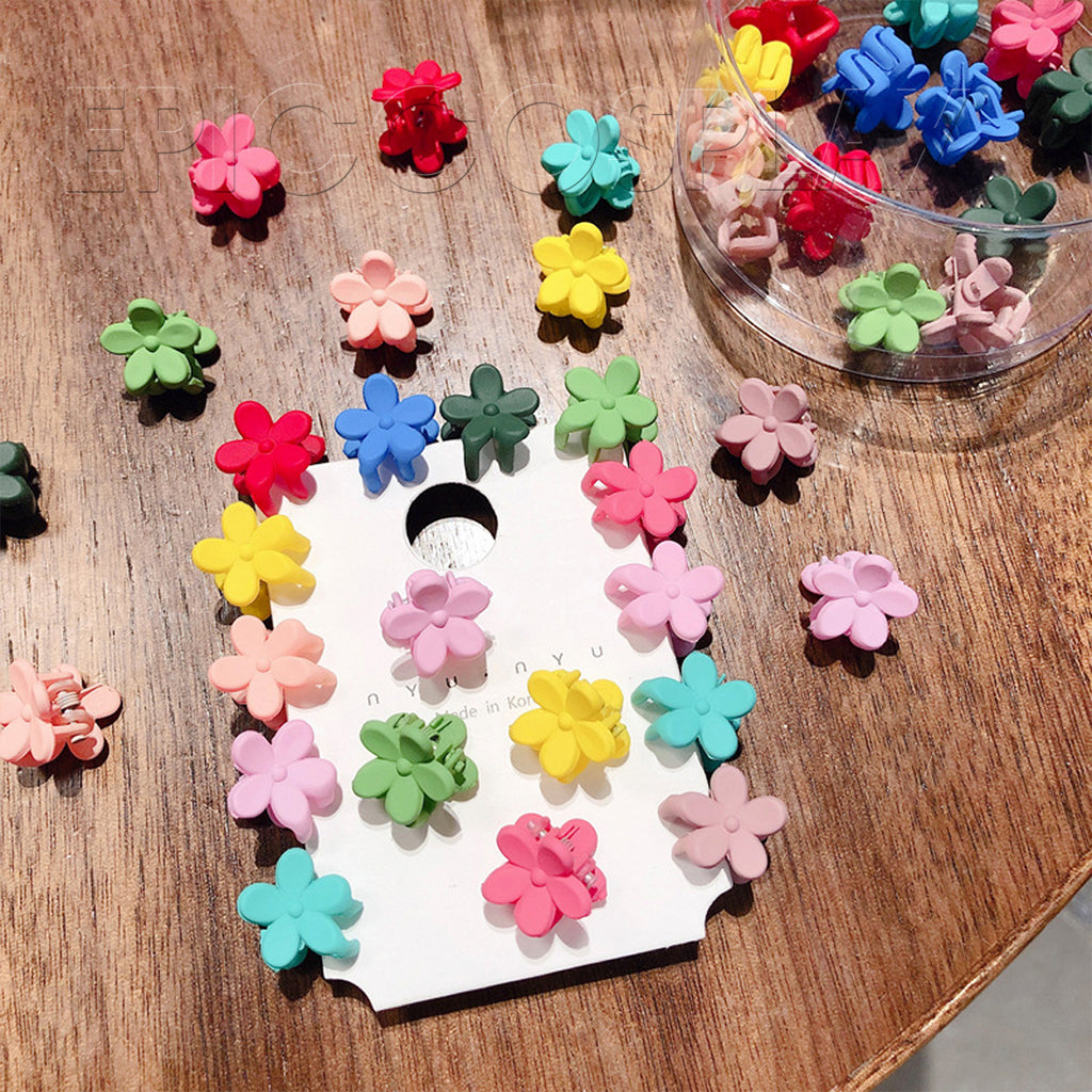 Mini Flower Hair Claw Clip