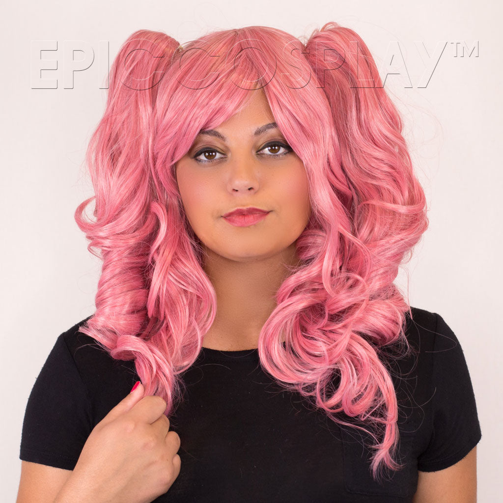 Maia - Princess Pink Mix Curly Cosplay Wig Set
