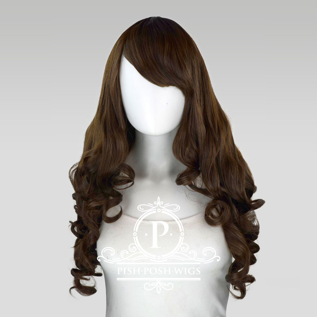 Elizabeth - Dark Brown Curly Wig