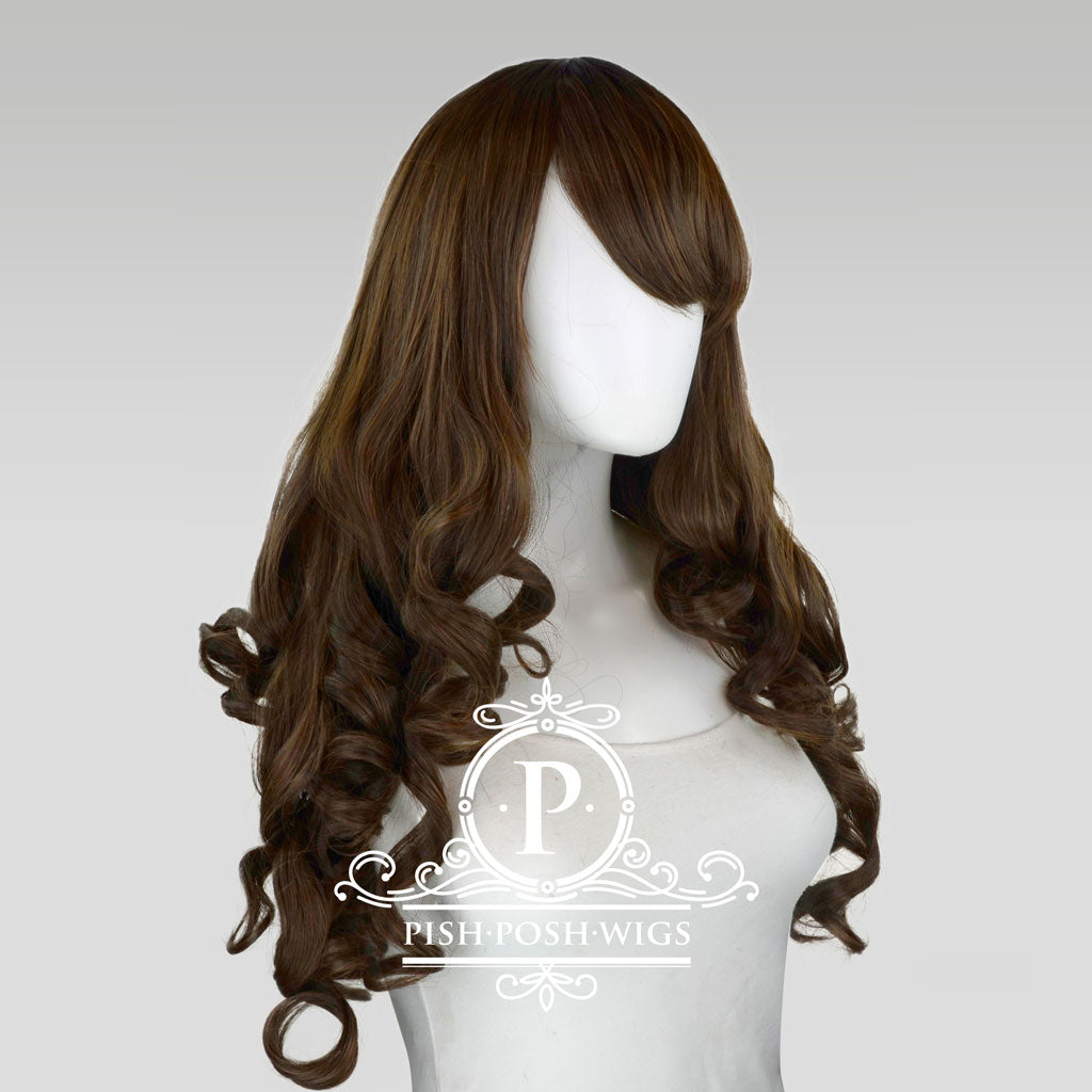 Elizabeth - Dark Brown Curly Wig