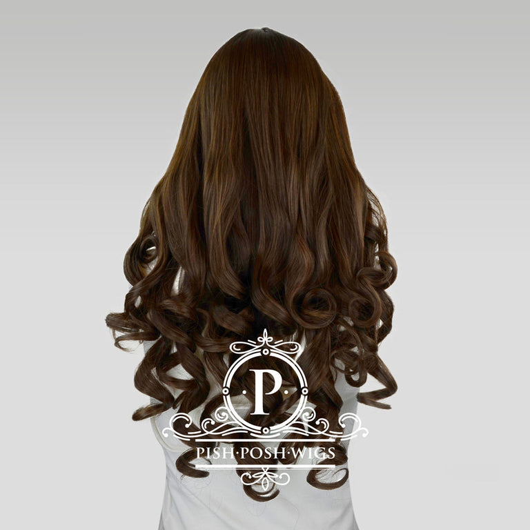 Elizabeth - Dark Brown Curly Wig